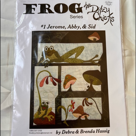 the ditzy chicks | Art | Frog Quilt Kit Jerome Abby Sid By The Ditzy ...